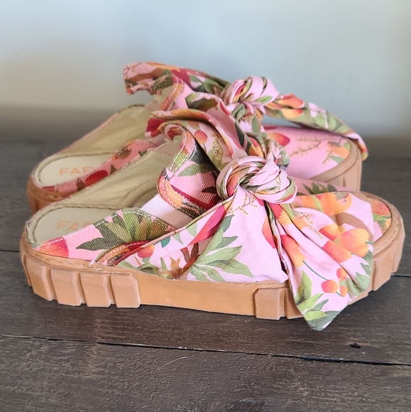 FARM Rio | Shoes | Farm Rio Womens Mango Trees Mule Sneaker With Bow ...